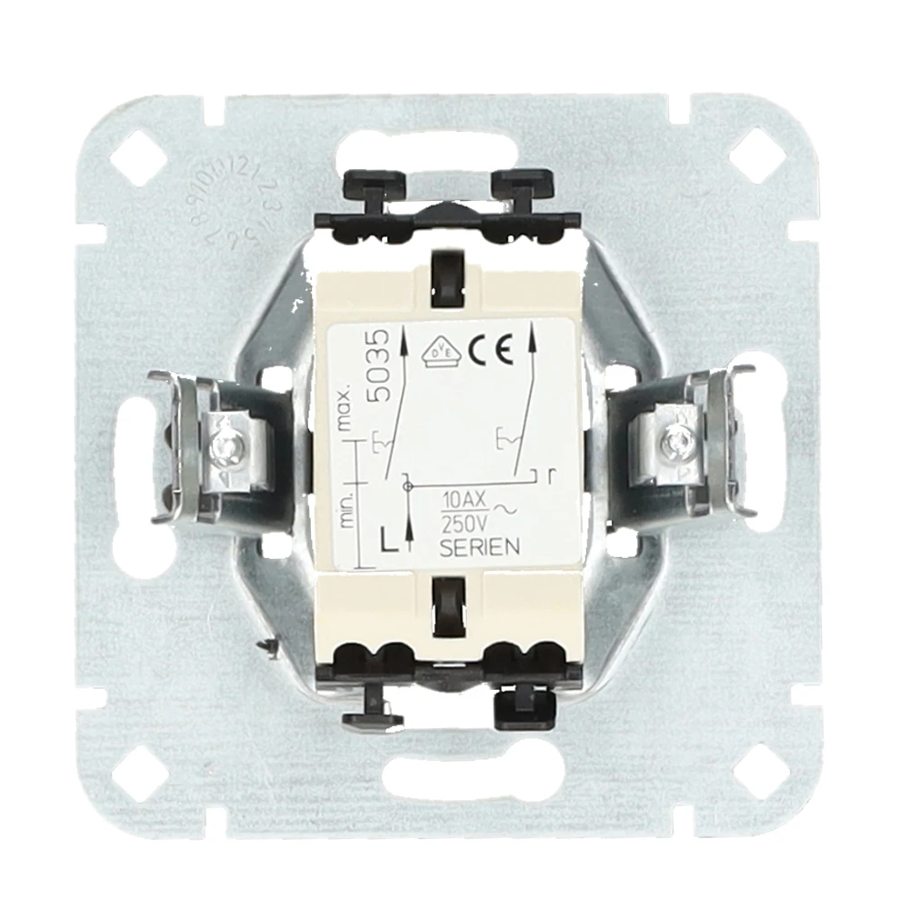 Kopp sokkel serieschakelaar inbouw (503500003) | Kabel24