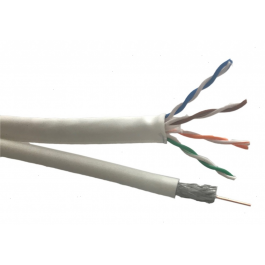 Technetix combi-kabel voor Ziggo (coax) en KPN (CAT6) geschikt 100 ...