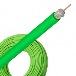 Bedea Telass100 coax kabel PE groen - per rol 100 meter (14290300 ...
