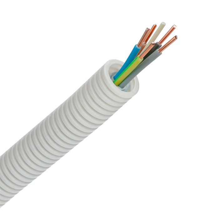 Snelflex flexibele buis VD draad 5G2.5mm2 - 20mm per rol 100 meter ...
