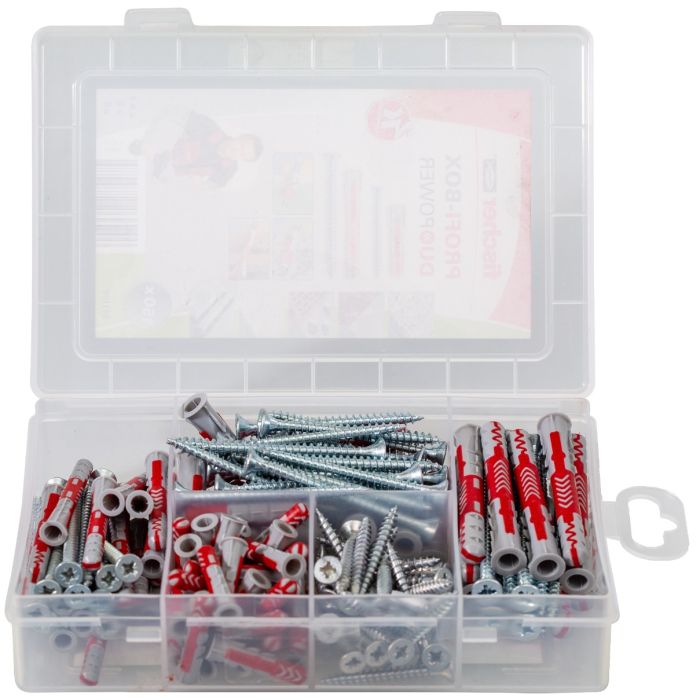 Fischer Profi-Box DuoPower pluggen kort en lang met schroeven (541109 ...